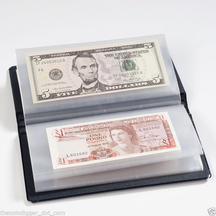 Lighthouse Banknote Pocket Album Wallet Case Currency Holder Paper Mon ...