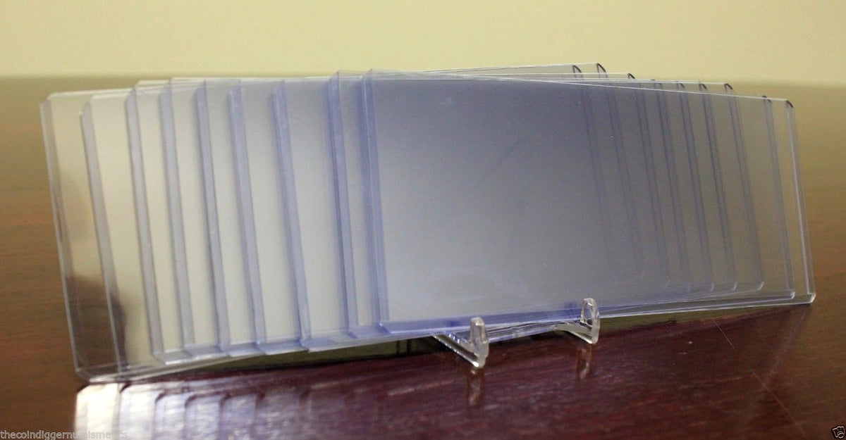 10 Rigid Currency Banknote Holder for Regular Dollar Bill Note Topload ...