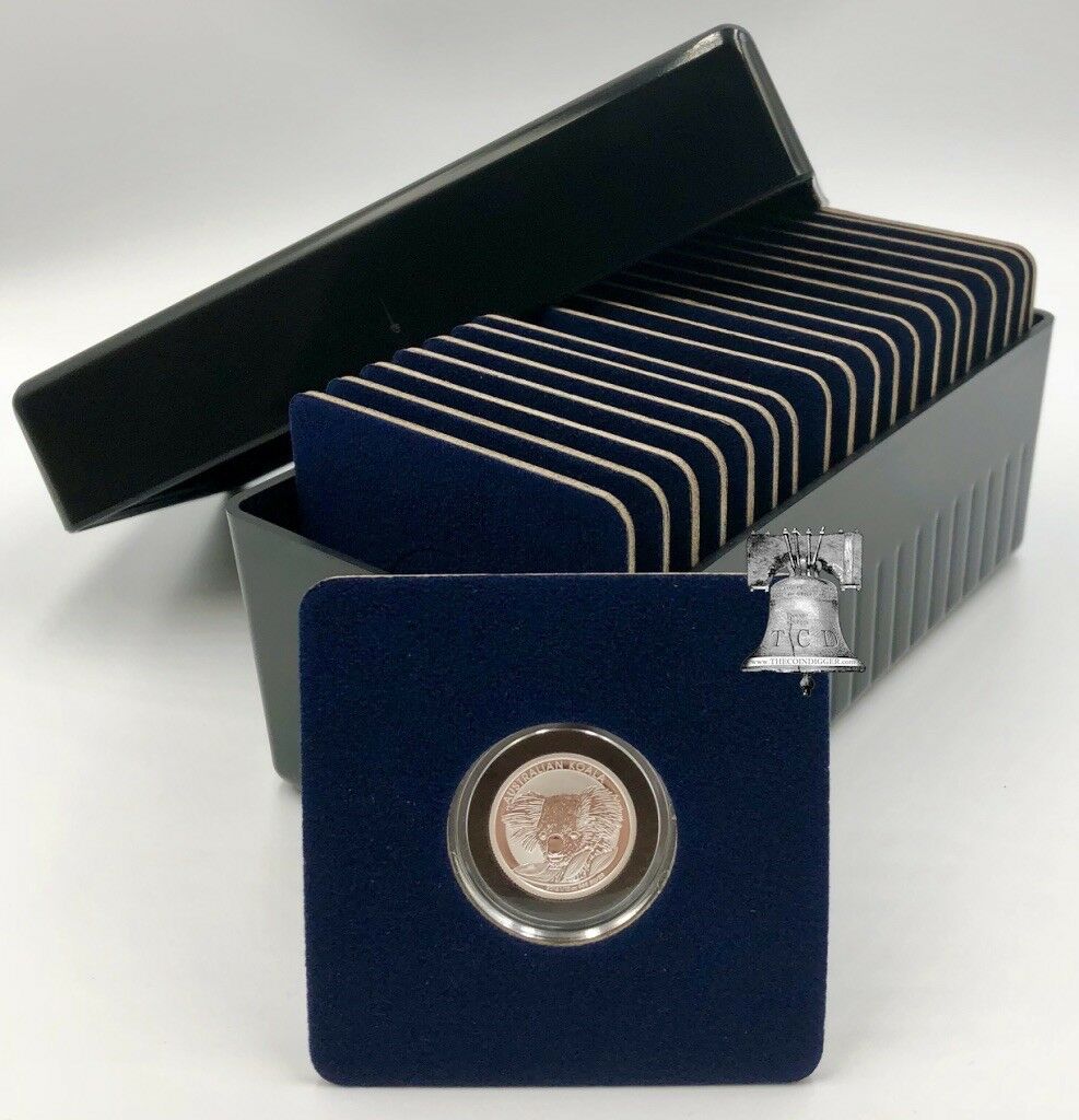 Air-tite Storage Box Container 20 Model A Coin Holder Capsule Display ...