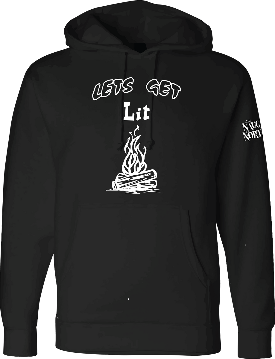 Lets Get Lit - Campfire Hoodie : Glows-in-Dark – The Coin Digger