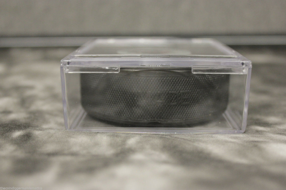 Hockey Puck Holder Display Case Stackable Square BCW Memorabilia Autog ...